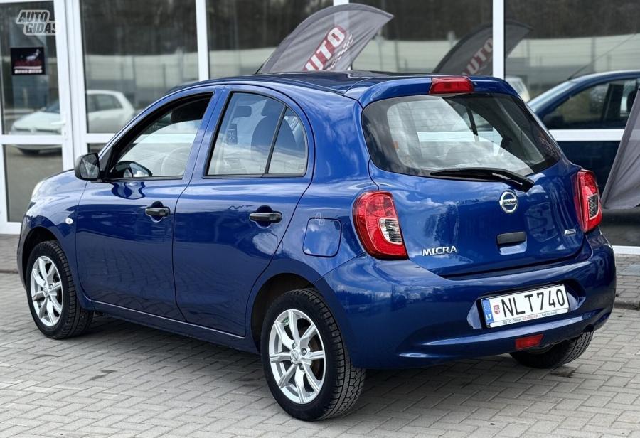 Blue Nissan Micra 2014 in Radviliskis, with an engine capacity of 1.20 L and mileage of 36 thousand km for 5250 €, photo 8 on AUTOMOTO.COM.LV