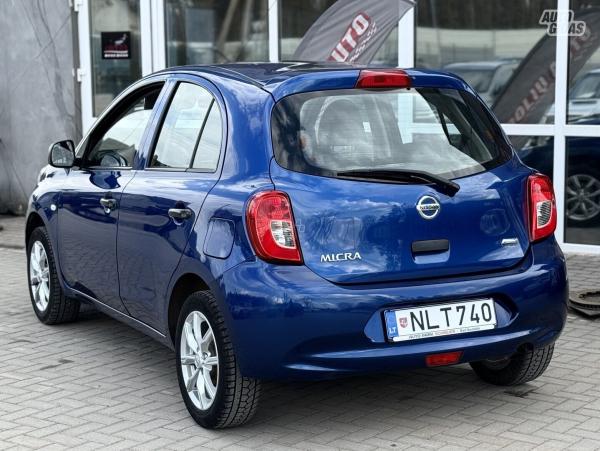 Blue Nissan Micra 2014 in Radviliskis, with an engine capacity of 1.20 L and mileage of 36 thousand km for 5250 €, photo 9 on AUTOMOTO.COM.LV