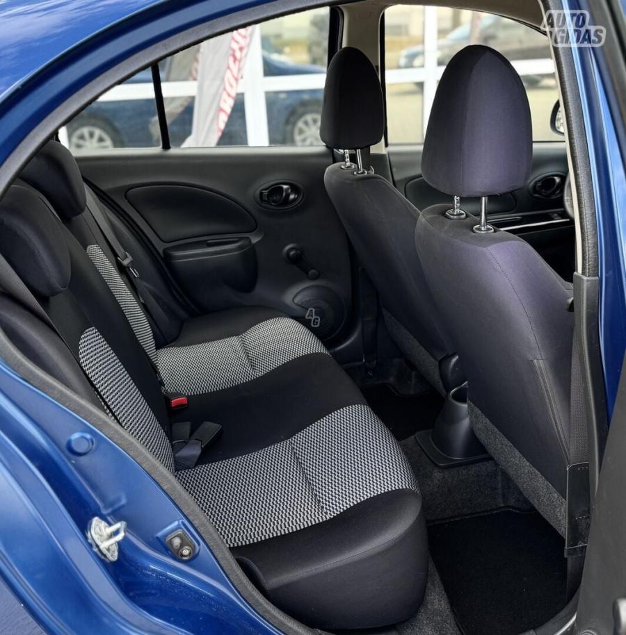 Blue Nissan Micra 2014 in Radviliskis, with an engine capacity of 1.20 L and mileage of 36 thousand km for 5250 €, photo 24 on AUTOMOTO.COM.LV