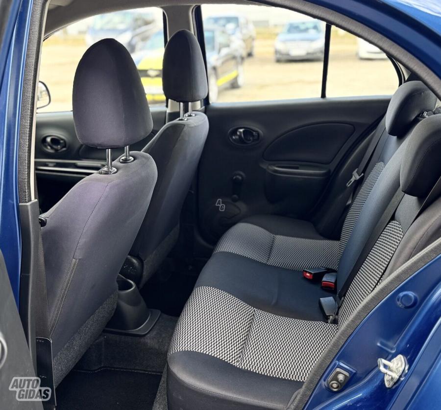 Blue Nissan Micra 2014 in Radviliskis, with an engine capacity of 1.20 L and mileage of 36 thousand km for 5250 €, photo 25 on AUTOMOTO.COM.LV