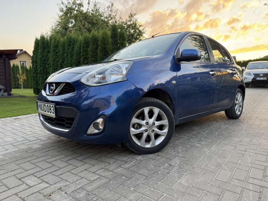 Blue Nissan Micra 2015 in Svencionys, with an engine capacity of 1.20 L and mileage of 124 thousand km for 4200 €, photo 5 on AUTOMOTO.COM.LV