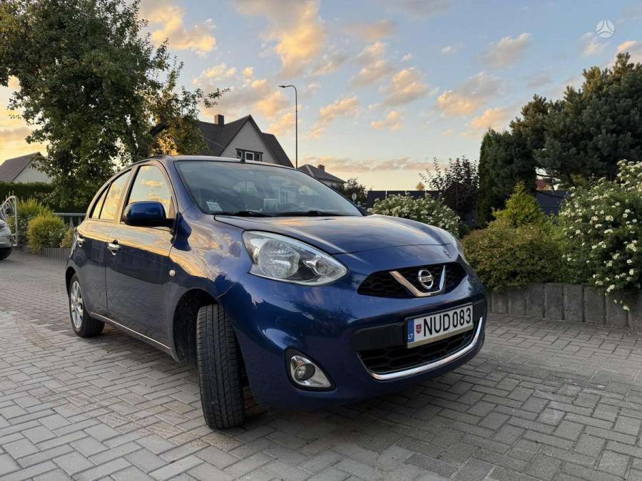 Blue Nissan Micra 2015 in Svencionys, with an engine capacity of 1.20 L and mileage of 124 thousand km for 4200 €, photo 6 on AUTOMOTO.COM.LV