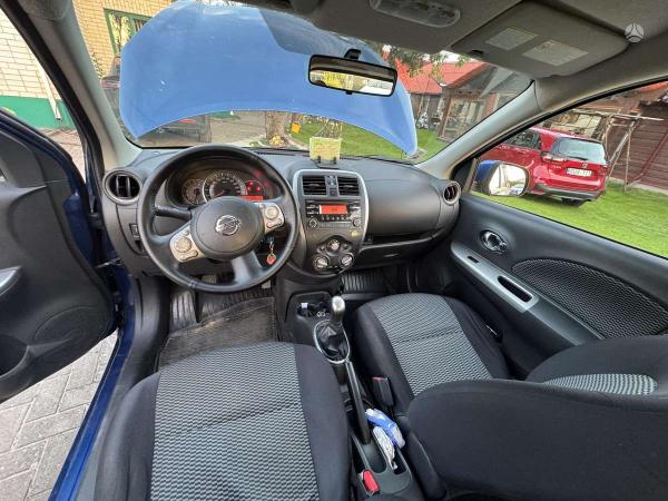 Nissan Micra 2015 in Svencionys on AUTOMOTO.COM.LV Blue Nissan Micra 2015 in Svencionys, with an engine capacity of 1.20 L and mileage of 124 thousand km for 4200 €, photo 7 on AUTOMOTO.COM.LV
