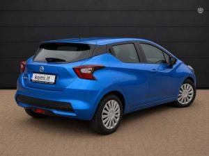 Blue Nissan Micra 2022 in Vilnius, with an engine capacity of 1.00 L and mileage of 71 thousand km for 11990 €, photo 4 on AUTOMOTO.COM.LV
