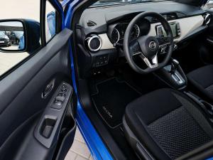 Blue Nissan Micra 2022 in Vilnius, with an engine capacity of 1.00 L and mileage of 71 thousand km for 11990 €, photo 6 on AUTOMOTO.COM.LV
