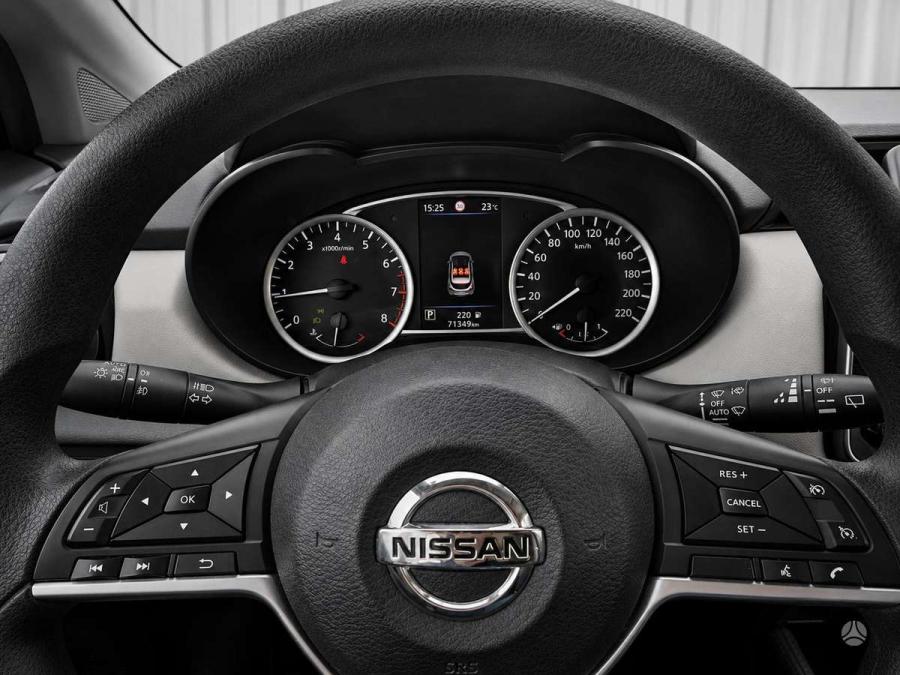 Blue Nissan Micra 2022 in Vilnius, with an engine capacity of 1.00 L and mileage of 71 thousand km for 11990 €, photo 7 on AUTOMOTO.COM.LV