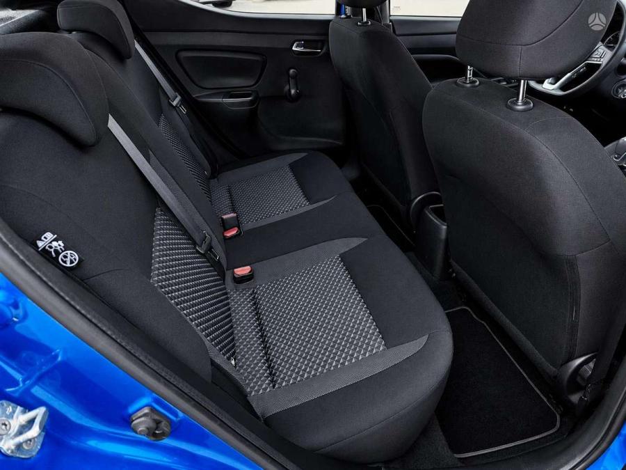 Blue Nissan Micra 2022 in Vilnius, with an engine capacity of 1.00 L and mileage of 71 thousand km for 11990 €, photo 17 on AUTOMOTO.COM.LV