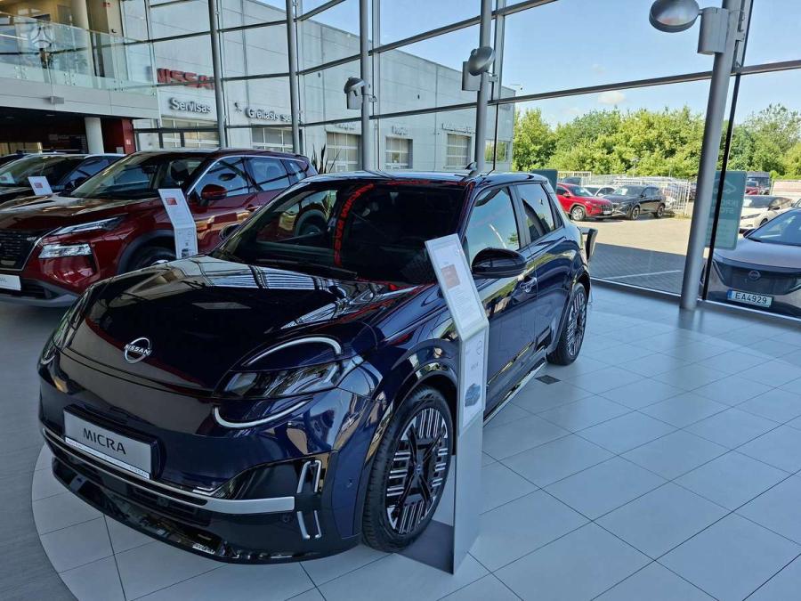 Zils Nissan Micra 2026 Viļņa, ar dzinēja tilpumu 0.00 L un nobraukumu 10 tūkst. km par 32090 €, foto 1 vietnē AUTOMOTO.COM.LV