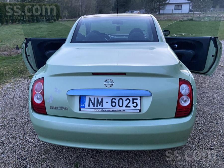 Zaļš Nissan Micra 2006 Rīga, ar dzinēja tilpumu 1.40 L un nobraukumu 174 tūkst. km par 3500 €, foto 8 vietnē AUTOMOTO.COM.LV
