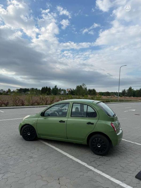 Green Nissan Micra 2003 in Vilnius, with an engine capacity of 1.24 L and mileage of 206 thousand km for 700 €, photo 8 on AUTOMOTO.COM.LV