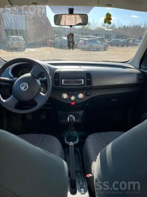 Green Nissan Micra 2005 in Valmiera, with an engine capacity of 1.20 L and mileage of 189 thousand km for 1450 €, photo  on AUTOMOTO.COM.LV