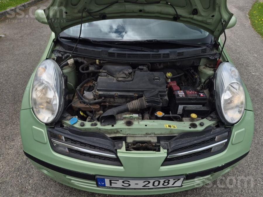 Zaļš Nissan Micra 2005 Valka, ar dzinēja tilpumu 1.20 L un nobraukumu 196 tūkst. km par 900 €, foto 5 vietnē AUTOMOTO.COM.LV
