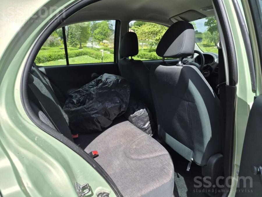 Zaļš Nissan Micra 2005 Valka, ar dzinēja tilpumu 1.20 L un nobraukumu 196 tūkst. km par 900 €, foto 14 vietnē AUTOMOTO.COM.LV