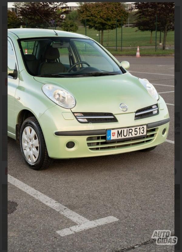 Green Nissan Micra 2006 in Vilnius, with an engine capacity of 1.20 L and mileage of 130 thousand km for 1800 €, photo 5 on AUTOMOTO.COM.LV