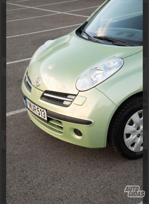 Green Nissan Micra 2006 in Vilnius, with an engine capacity of 1.20 L and mileage of 130 thousand km for 1700 €, photo 3 on AUTOMOTO.COM.LV