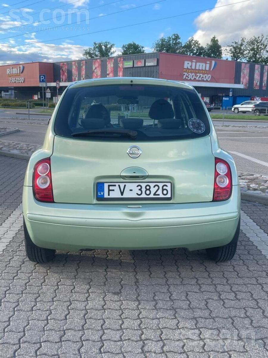 Zaļš Nissan Micra 2006 Rīga, ar dzinēja tilpumu 1.20 L un nobraukumu 130 tūkst. km par 2450 €, foto 4 vietnē AUTOMOTO.COM.LV
