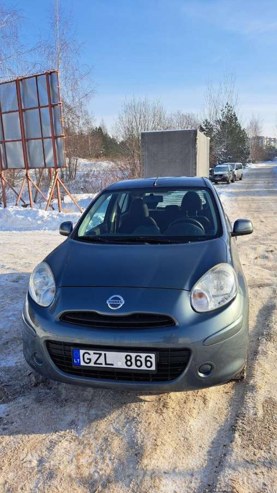 Zaļš Nissan Micra 2013 Viļņa, ar dzinēja tilpumu 1.20 L un nobraukumu 151 tūkst. km par 2300 €, foto 3 vietnē AUTOMOTO.COM.LV