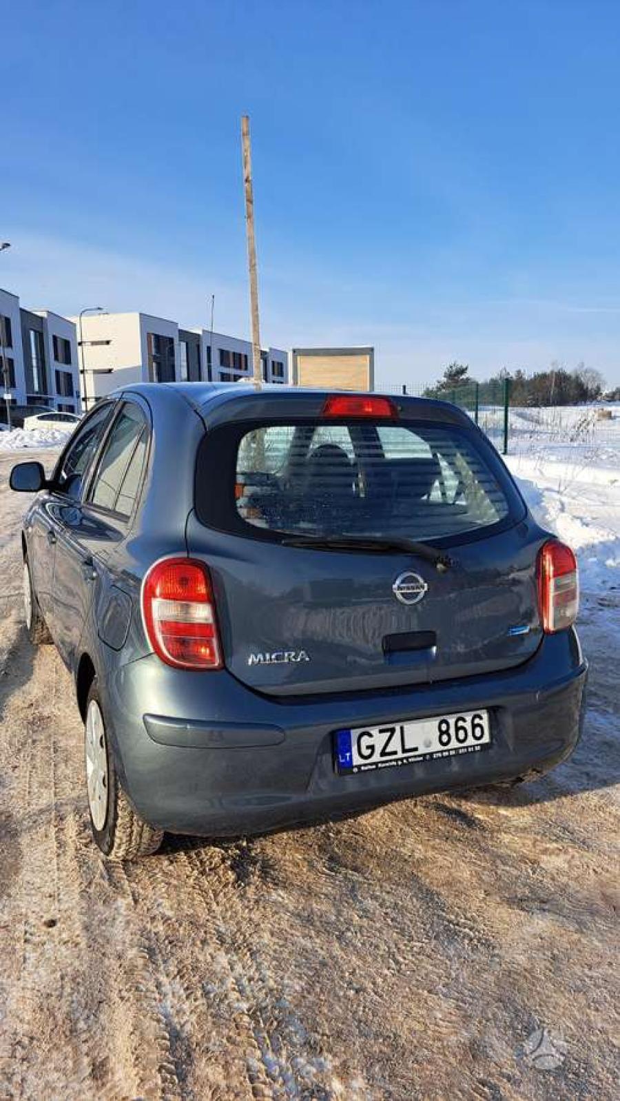 Zaļš Nissan Micra 2013 Viļņa, ar dzinēja tilpumu 1.20 L un nobraukumu 151 tūkst. km par 2300 €, foto 4 vietnē AUTOMOTO.COM.LV