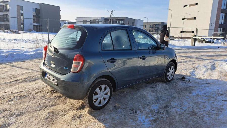 Zaļš Nissan Micra 2013 Viļņa, ar dzinēja tilpumu 1.20 L un nobraukumu 151 tūkst. km par 2300 €, foto 5 vietnē AUTOMOTO.COM.LV