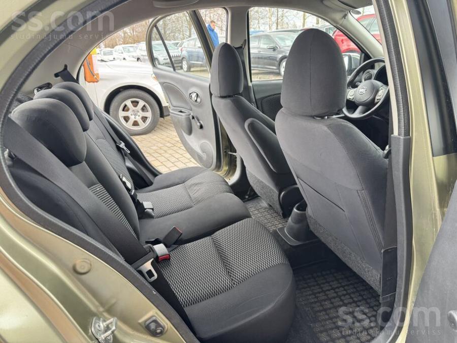 Zaļš Nissan Micra 2014 Talsi, ar dzinēja tilpumu 1.20 L un nobraukumu 150 tūkst. km par 4900 €, foto 13 vietnē AUTOMOTO.COM.LV