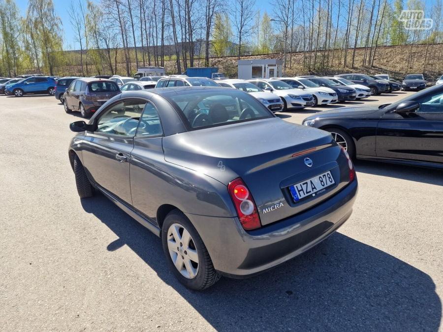 Grey Nissan Micra 2007 in Kaunas, with an engine capacity of 1.40 L and mileage of 201 thousand km for 1300 €, photo 22 on AUTOMOTO.COM.LV
