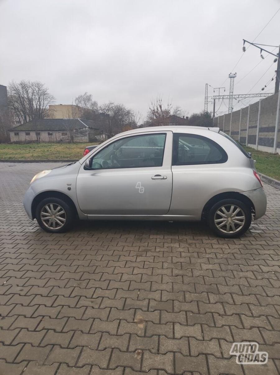 Grey Nissan Micra 2004 in Vilnius, with an engine capacity of 1.20 L and mileage of 150 thousand km for 540 €, photo 2 on AUTOMOTO.COM.LV