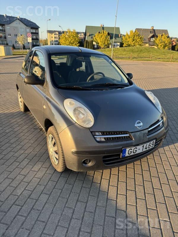 Pelēks Nissan Micra 2006 Rīga, ar dzinēja tilpumu 1.20 L un nobraukumu 269 tūkst. km par 800 €, foto 1 vietnē AUTOMOTO.COM.LV