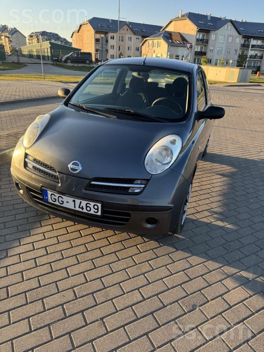 Pelēks Nissan Micra 2006 Rīga, ar dzinēja tilpumu 1.20 L un nobraukumu 269 tūkst. km par 800 €, foto 2 vietnē AUTOMOTO.COM.LV