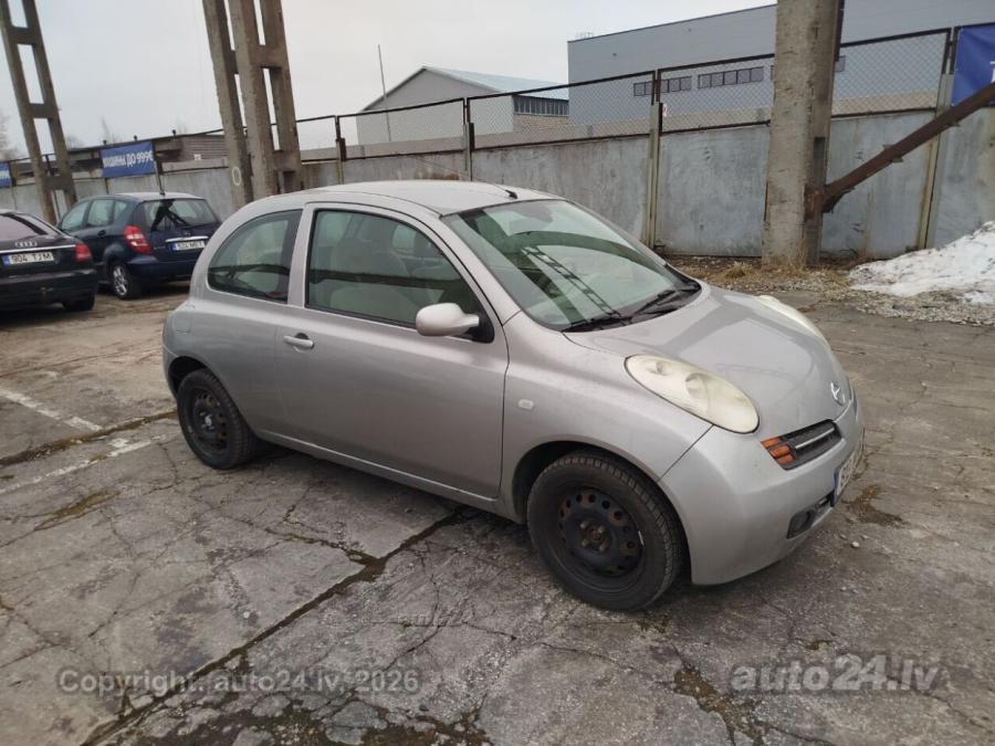 Grey Nissan Micra 2003 in Tallinn, with an engine capacity of 1.20 L and mileage of 176 thousand km for 499 €, photo 1 on AUTOMOTO.COM.LV
