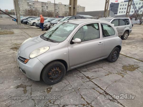 Grey Nissan Micra 2003 in Tallinn, with an engine capacity of 1.20 L and mileage of 176 thousand km for 499 €, photo 2 on AUTOMOTO.COM.LV