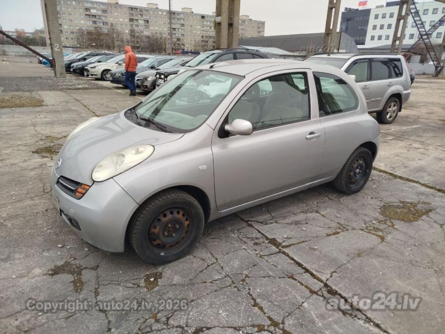 Grey Nissan Micra 2003 in Tallinn, with an engine capacity of 1.20 L and mileage of 176 thousand km for 499 €, photo 2 on AUTOMOTO.COM.LV