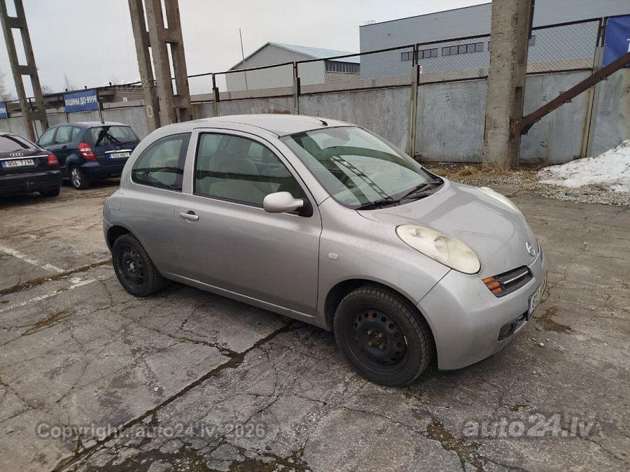 Grey Nissan Micra 2003 in Tallinn, with an engine capacity of 1.20 L and mileage of 176 thousand km for 499 €, photo 1 on AUTOMOTO.COM.LV