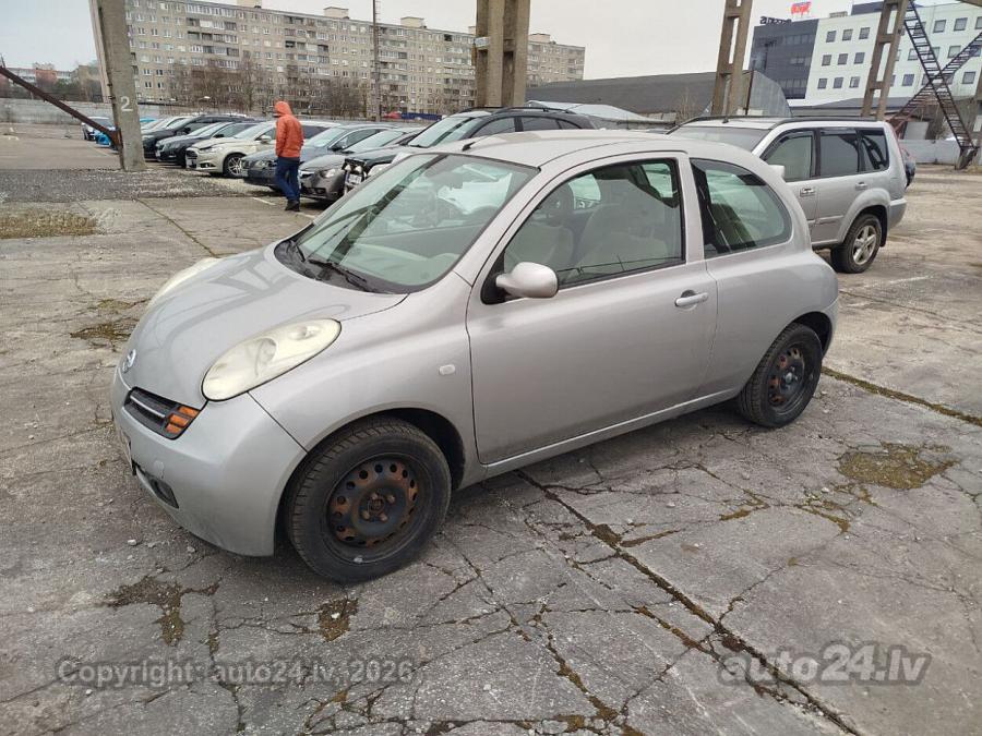 Grey Nissan Micra 2003 in Tallinn, with an engine capacity of 1.20 L and mileage of 176 thousand km for 499 €, photo 2 on AUTOMOTO.COM.LV