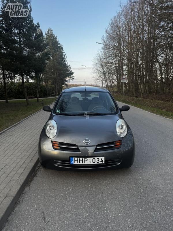 Pelēks Nissan Micra 2003 Širvintos, ar dzinēja tilpumu 1.20 L un nobraukumu 150 tūkst. km par 1500 €, foto 2 vietnē AUTOMOTO.COM.LV