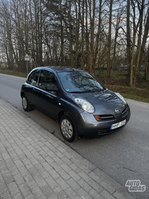 Pelēks Nissan Micra 2003 Širvintos, ar dzinēja tilpumu 1.20 L un nobraukumu 150 tūkst. km par 1500 €, foto 3 vietnē AUTOMOTO.COM.LV