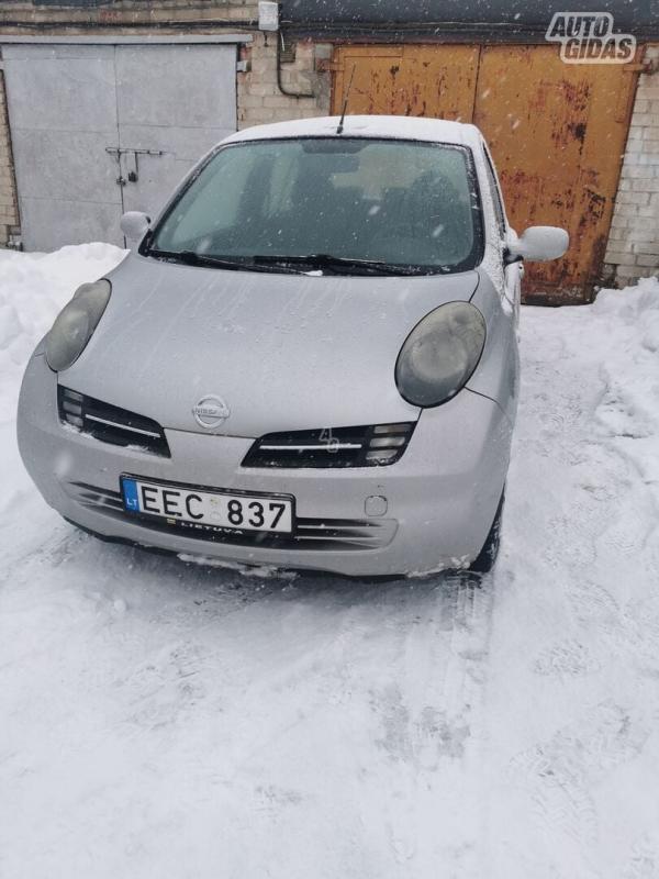 Pelēks Nissan Micra 2005 Viļņa, ar dzinēja tilpumu 1.50 L un nobraukumu 198 tūkst. km par 999 €, foto 2 vietnē AUTOMOTO.COM.LV