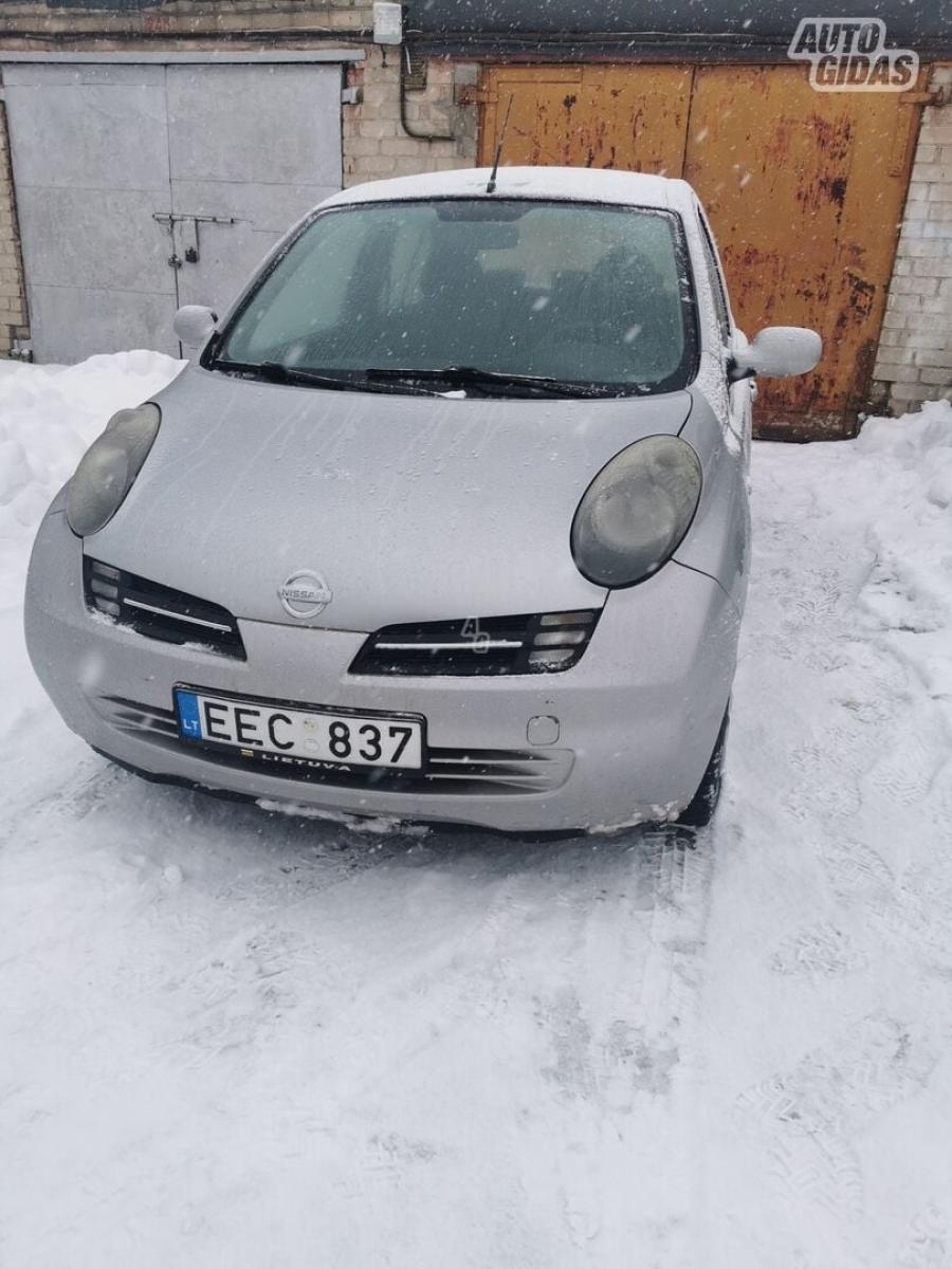 Pelēks Nissan Micra 2005 Viļņa, ar dzinēja tilpumu 1.50 L un nobraukumu 198 tūkst. km par 999 €, foto 2 vietnē AUTOMOTO.COM.LV