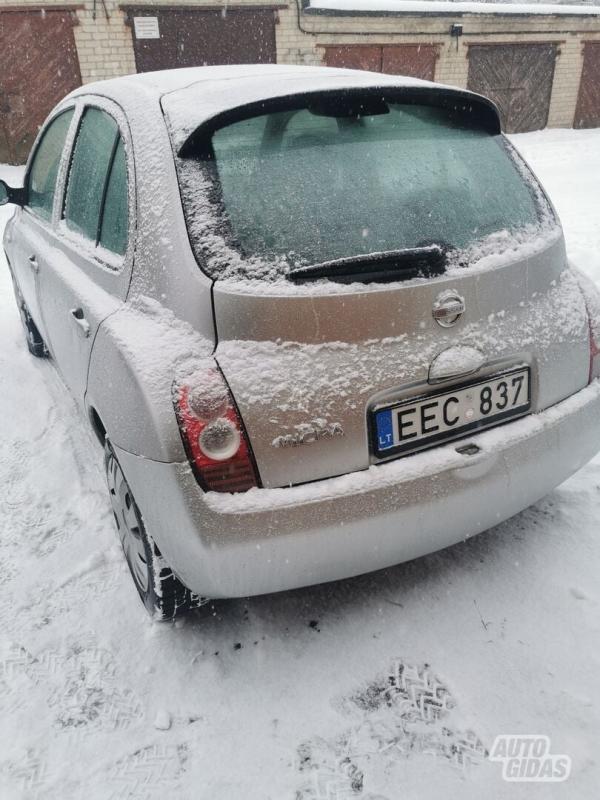 Pelēks Nissan Micra 2005 Viļņa, ar dzinēja tilpumu 1.50 L un nobraukumu 198 tūkst. km par 999 €, foto 5 vietnē AUTOMOTO.COM.LV
