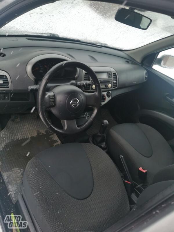 Pelēks Nissan Micra 2005 Viļņa, ar dzinēja tilpumu 1.50 L un nobraukumu 198 tūkst. km par 999 €, foto 10 vietnē AUTOMOTO.COM.LV
