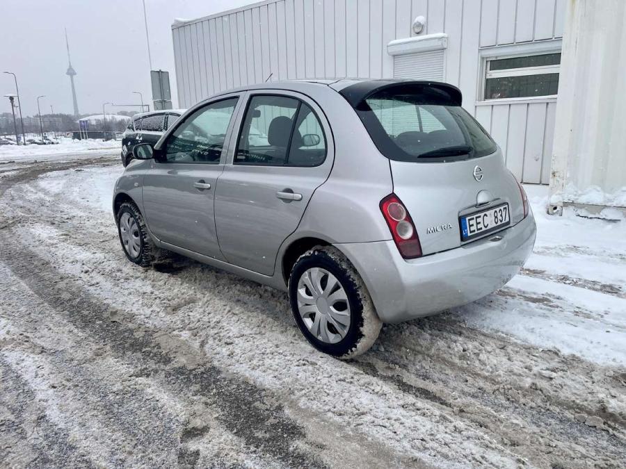 Grey Nissan Micra 2005 in Vilnius, with an engine capacity of 1.50 L and mileage of 199 thousand km for 1650 €, photo 4 on AUTOMOTO.COM.LV