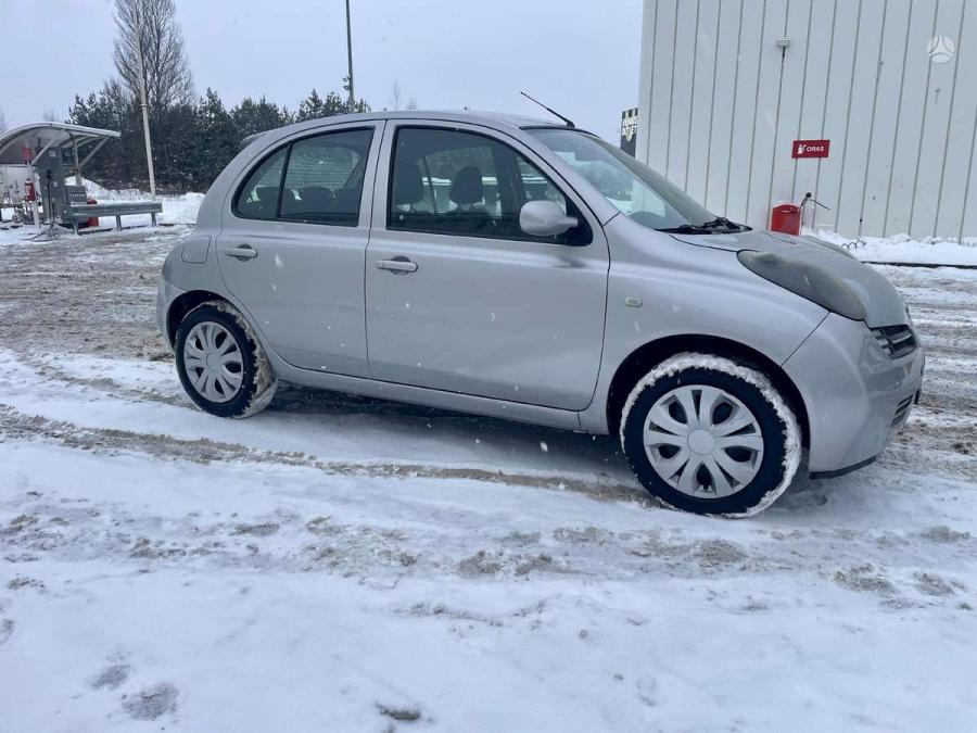 Grey Nissan Micra 2005 in Vilnius, with an engine capacity of 1.50 L and mileage of 199 thousand km for 1650 €, photo 5 on AUTOMOTO.COM.LV