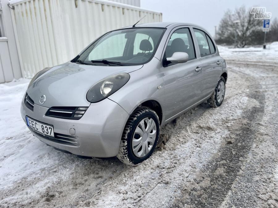 Grey Nissan Micra 2005 in Vilnius, with an engine capacity of 1.50 L and mileage of 198 thousand km for 1650 €, photo 1 on AUTOMOTO.COM.LV