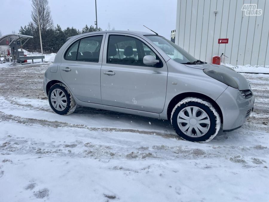 Grey Nissan Micra 2005 in Vilnius, with an engine capacity of 1.50 L and mileage of 198 thousand km for 1650 €, photo 5 on AUTOMOTO.COM.LV