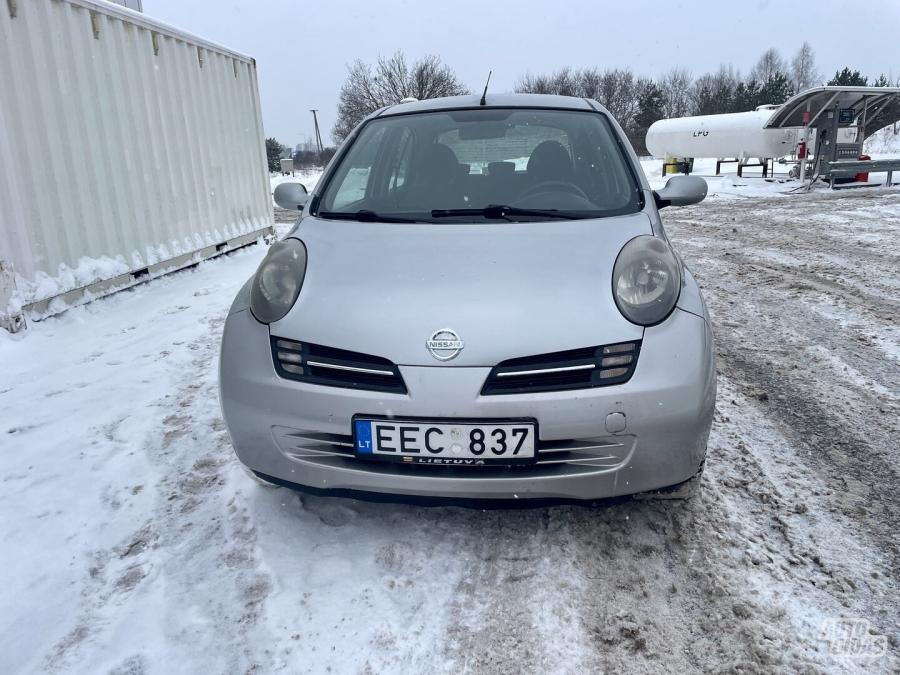 Grey Nissan Micra 2005 in Vilnius, with an engine capacity of 1.50 L and mileage of 198 thousand km for 1650 €, photo 7 on AUTOMOTO.COM.LV