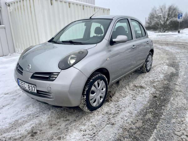 Pelēks Nissan Micra 2005 Viļņa, ar dzinēja tilpumu 1.50 L un nobraukumu 199 tūkst. km par 1500 €, foto 1 vietnē AUTOMOTO.COM.LV