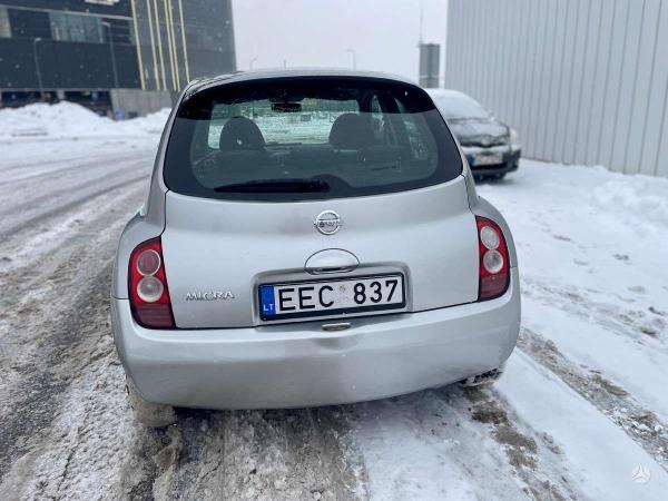 Pelēks Nissan Micra 2005 Viļņa, ar dzinēja tilpumu 1.50 L un nobraukumu 199 tūkst. km par 1500 €, foto 8 vietnē AUTOMOTO.COM.LV