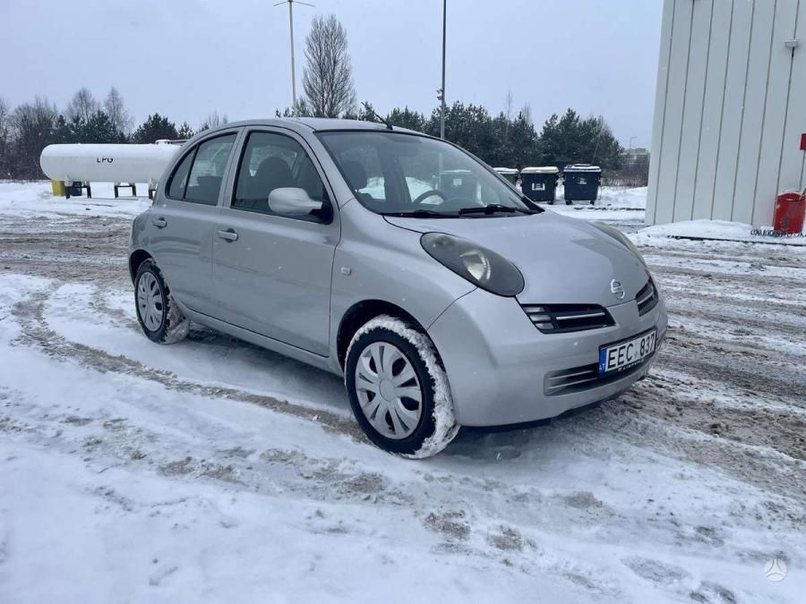 Grey Nissan Micra 2005 in Vilnius, with an engine capacity of 1.50 L and mileage of 199 thousand km for 1450 €, photo 4 on AUTOMOTO.COM.LV