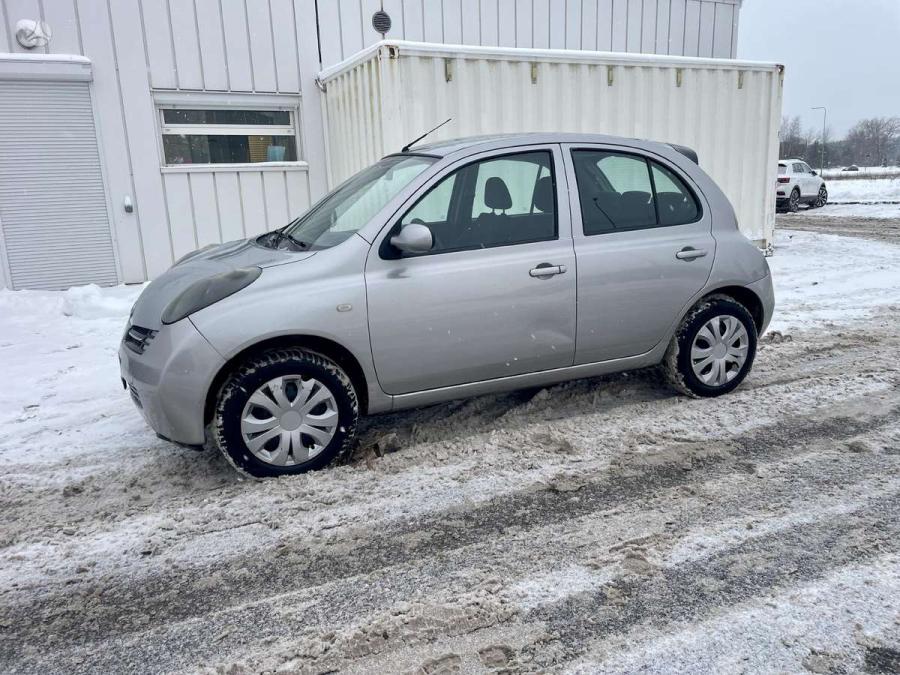 Grey Nissan Micra 2005 in Vilnius, with an engine capacity of 1.50 L and mileage of 199 thousand km for 1450 €, photo 6 on AUTOMOTO.COM.LV