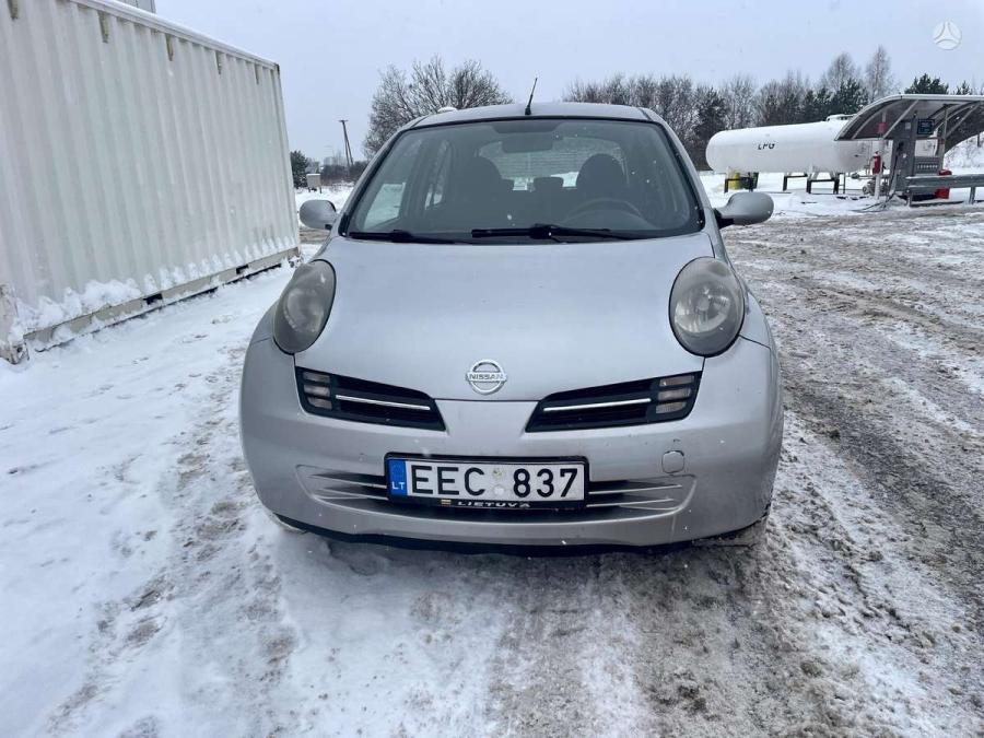Grey Nissan Micra 2005 in Vilnius, with an engine capacity of 1.50 L and mileage of 199 thousand km for 1450 €, photo 7 on AUTOMOTO.COM.LV