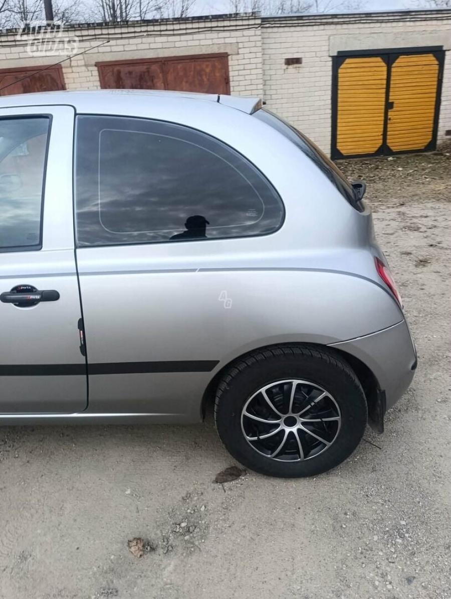 Grey Nissan Micra 2005 in Jurbarkas, with an engine capacity of 1.20 L and mileage of 228 thousand km for 1100 €, photo 6 on AUTOMOTO.COM.LV